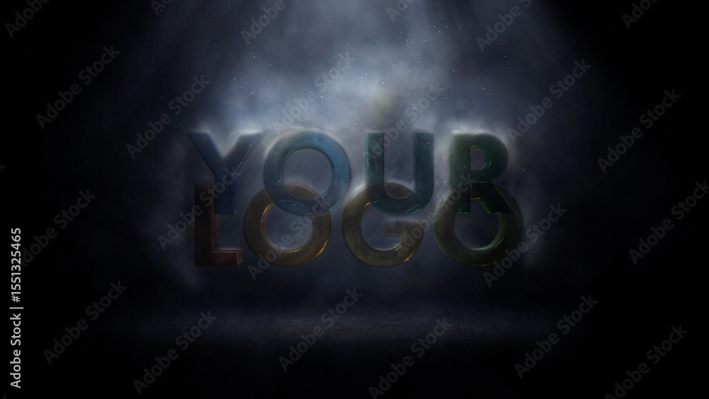 Falling Smoke Logo Stock Template | Adobe Stock