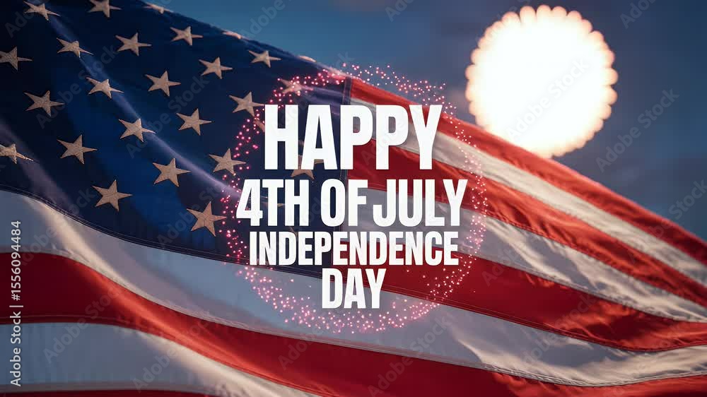 American flag fireworks fourth of july independence day celebration ...