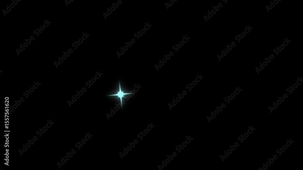 Sparkling stars Shine animation, Sparkle Star glowing animation. Glow twinkle movement timeline ...