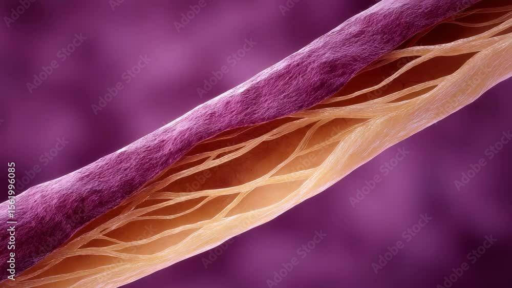 A detailed close-up illustration shows the internal structure of a ...