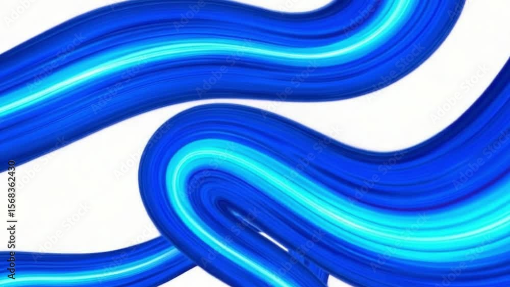 4k Ultra H D Abstract Blue Swirls Dynamic Flowing Liquid Paint Strokes ...