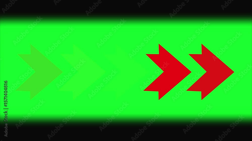 Arrow icon concept animation, arrows sign right animation concept,red ...