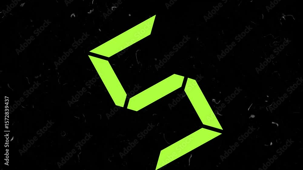 10 Second Digital Clock Countdown Timer Stock Video | Adobe Stock