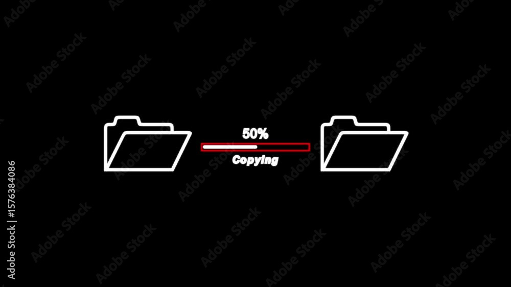 File coping from folder to folder, transfer data on computer ...