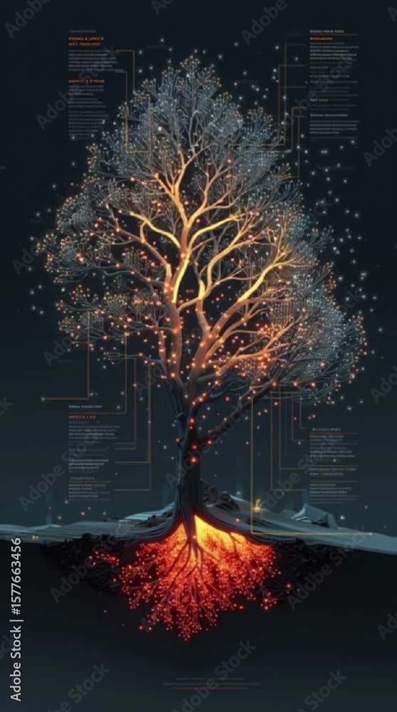 Personal growth timeline as branching infographic tree showing personal ...