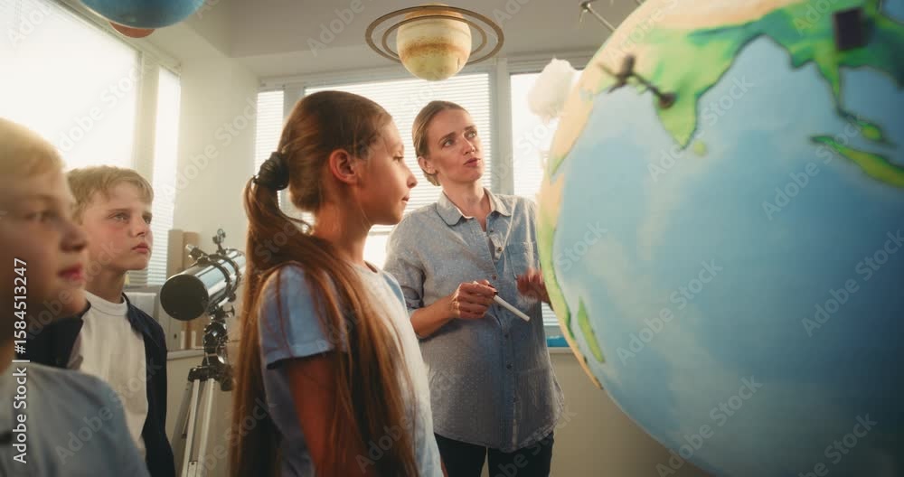 STEM Class: Elementary School Students Learning Renewable Energy ...