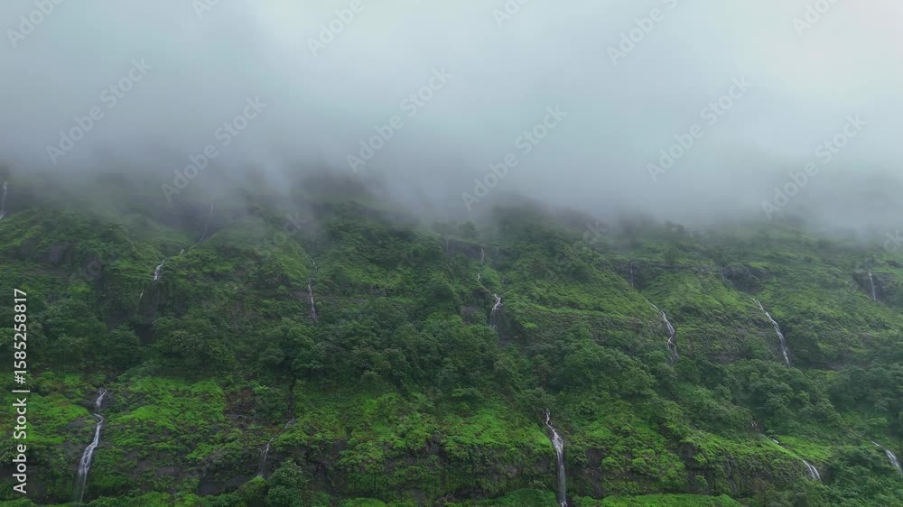Lush Green Western Ghats in Monsoon | 4K Aerial Cinematic Footage ...