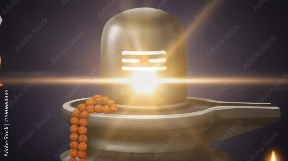 Sacred Shiva Lingam Illustration Spiritual Symbolism and Religious ...