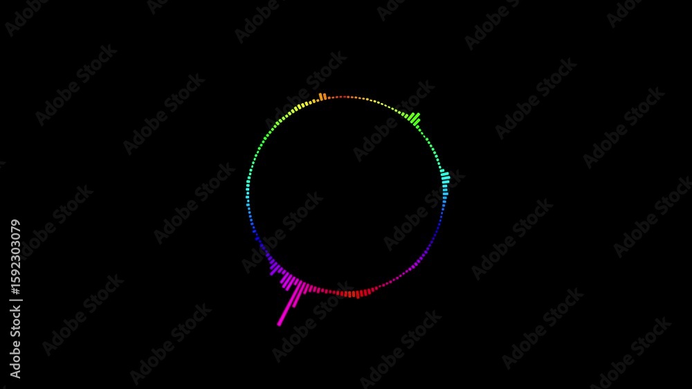 white audio visualizer on black background, sound wave visualization ...