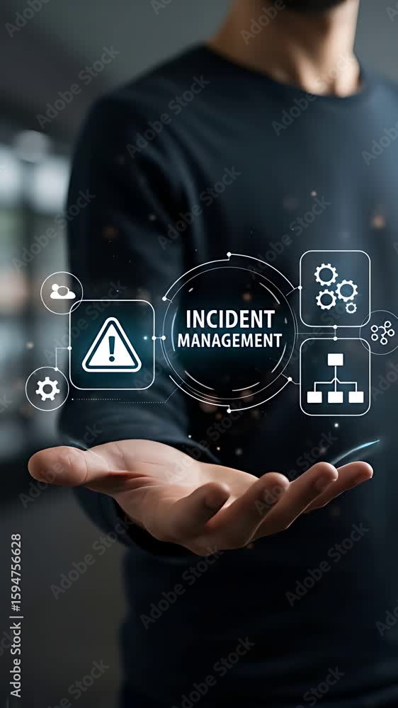Incident Management Solution: A man in his 30s presents an integrated plan for responding to ...