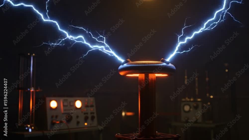 Tesla Coil Experiment: Powerful Electricity Arcs and High Voltage ...