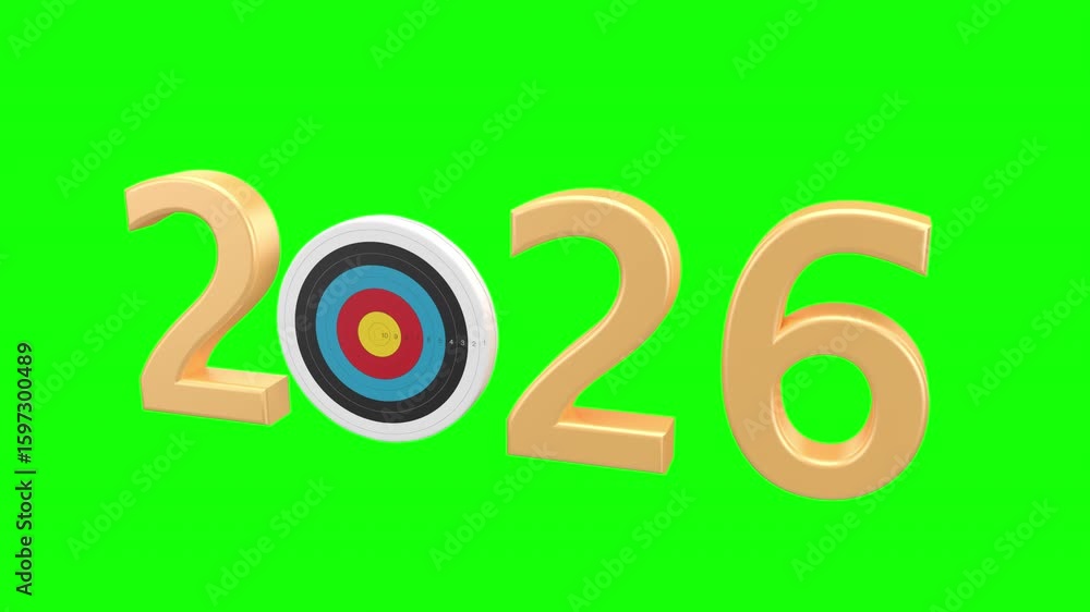 3D Target Bullseye in 2026 Number Design for Goal Setting and Success ...