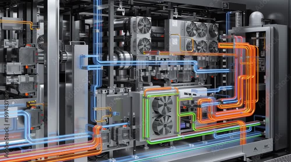 Dcim software. Data Center Infrastructure Management. A high-tech ...