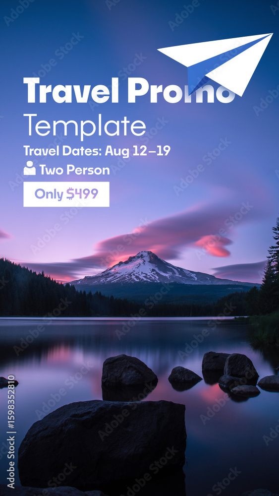 Travel Promo Animation | Vacation Ad Template for Travel Agency and ...