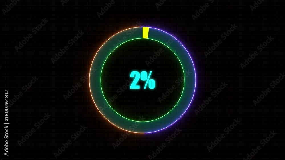 2%2% Bar Chart Animation percentage diagrams modern animation design ...