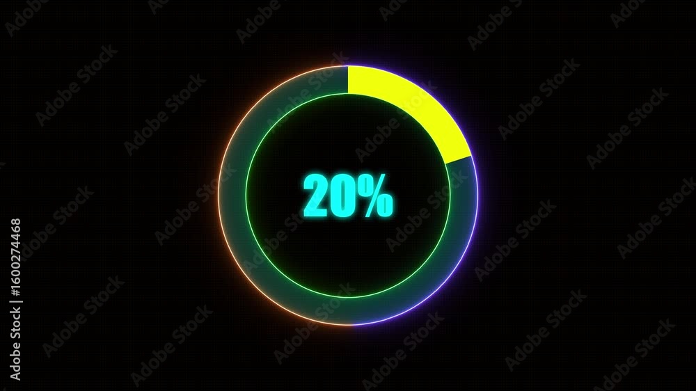 20%20% Bar Chart Animation percentage diagrams modern animation design ...