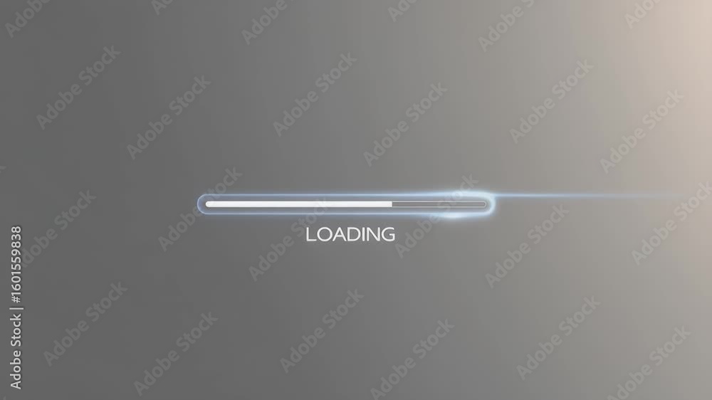 Video Stock a sleek modern 4K animated horizontal progress bar moving ...