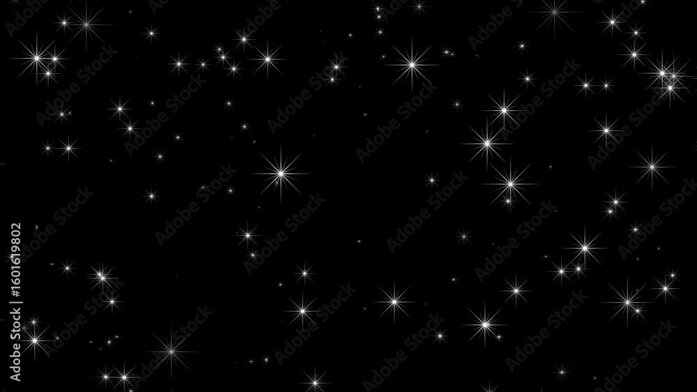 stars sparkle on green screen. magic flash or glitter motion explosion ...