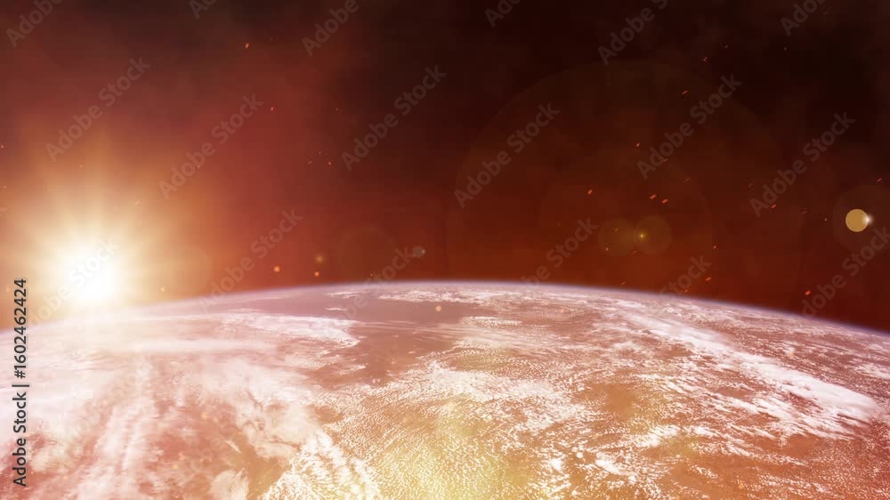 Earth transforms under intense sun during extreme heat wave - global ...