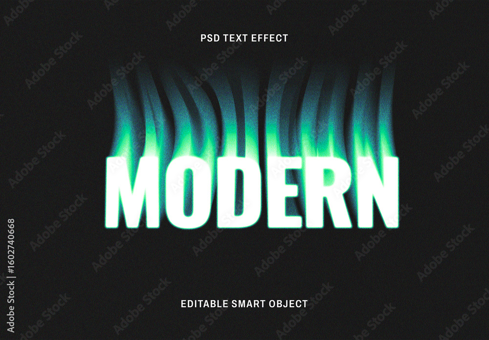 Futuristic Glowing Lucid Text Effect Stock Template | Adobe Stock