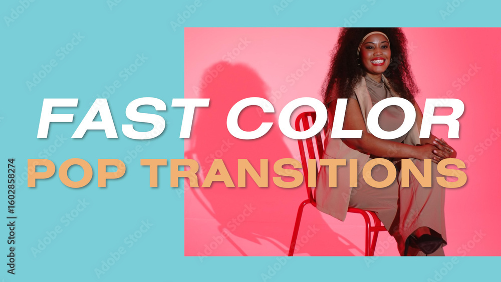 Fast Color Pop Transitions Stock Template | Adobe Stock