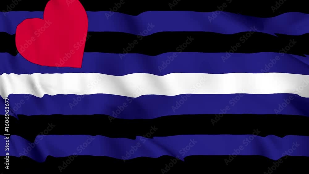 The Leather, Latex, and BDSM pride flag background. Realistic BDSM ...