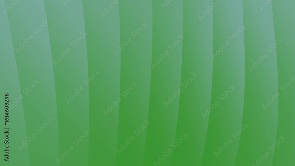 Color gradient motion showcases light green stripes curving vertically ...