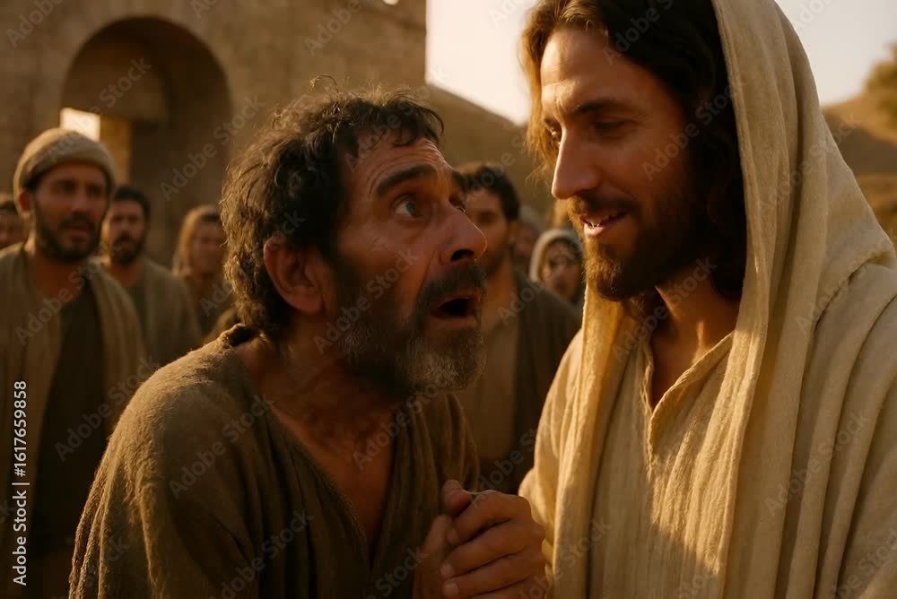 Jesus Heals the Blind, A Miracle of Compassion and Restored Sight vídeo ...