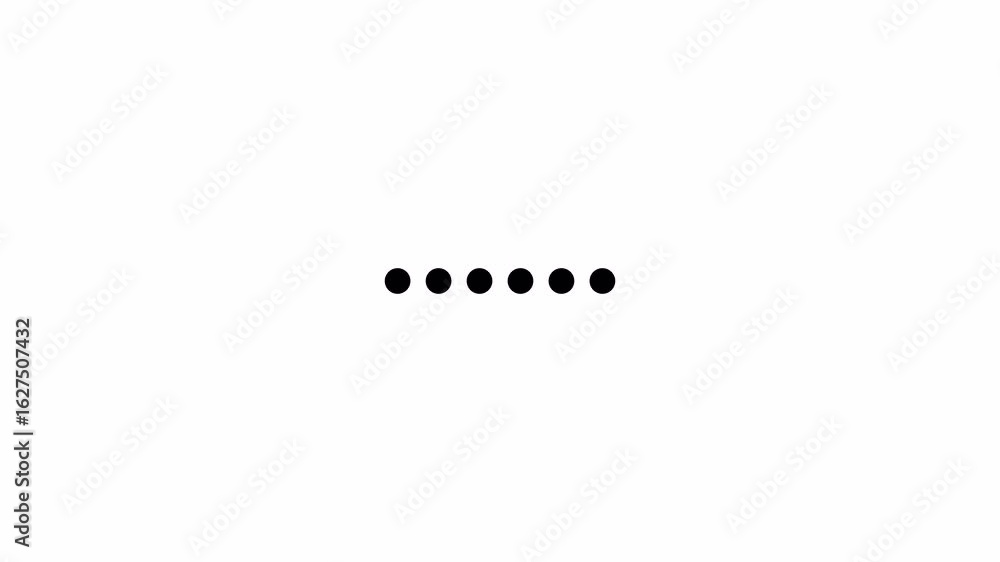 Vidéo Stock Looping animation of seven dots bouncing in a wave motion ...