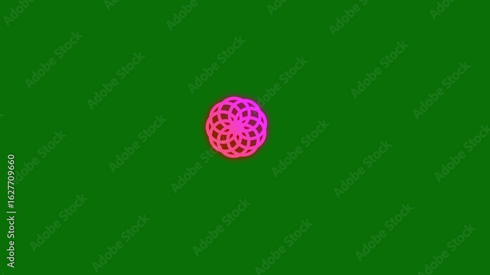 Fireworks Circle Line Pop-Up Blast in 4K Featuring Shiny Elliptical ...