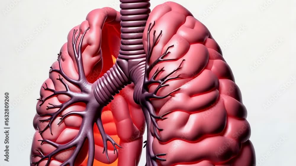 Cat anatomy, Lung structure, Respiratory system. Breathing organs ...