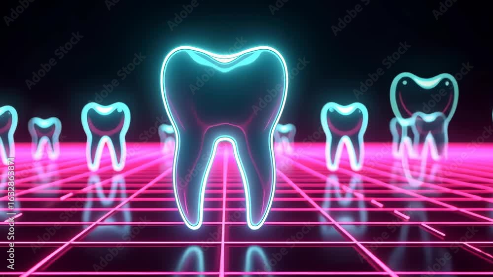 teeth scan, dental imaging, tooth diagnosis. Oral health. Molars ...