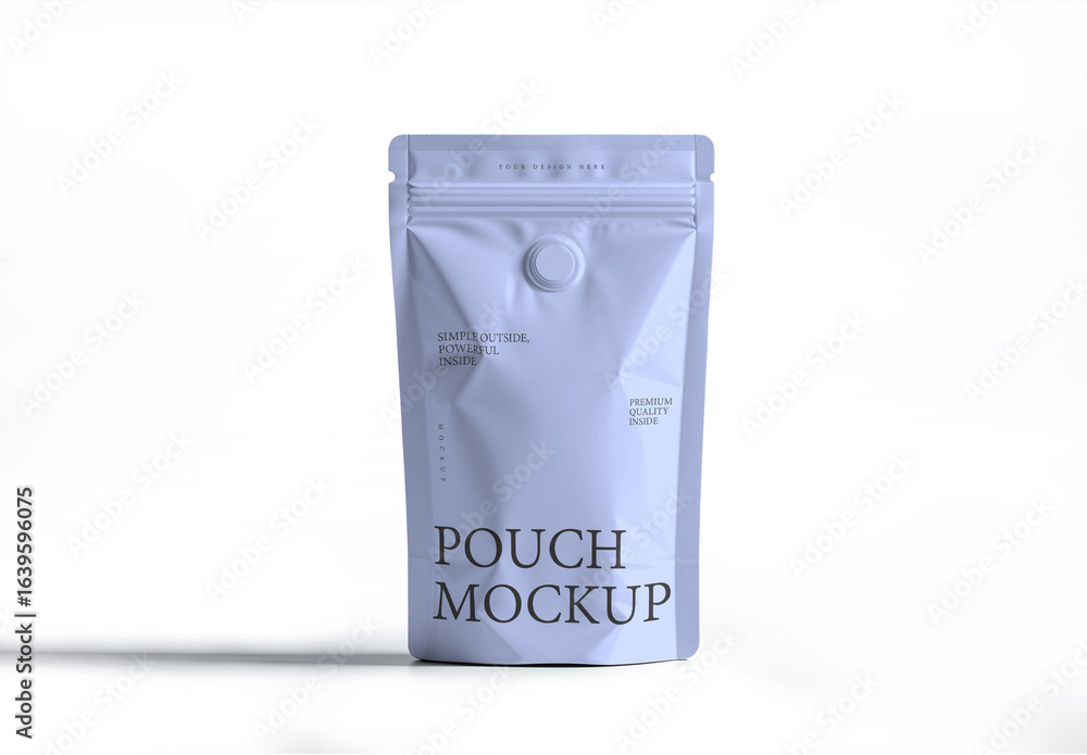Pouch Bag Packaging Mockup Stock Template | Adobe Stock