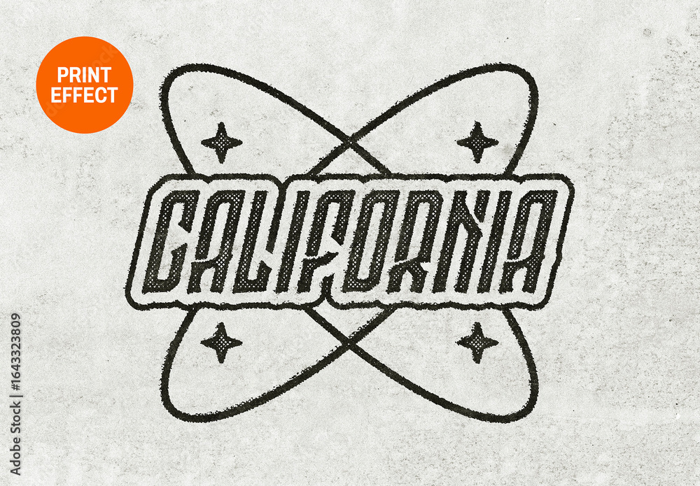 Stamp Print Text & Logo Effect Mockup Stock Template | Adobe Stock