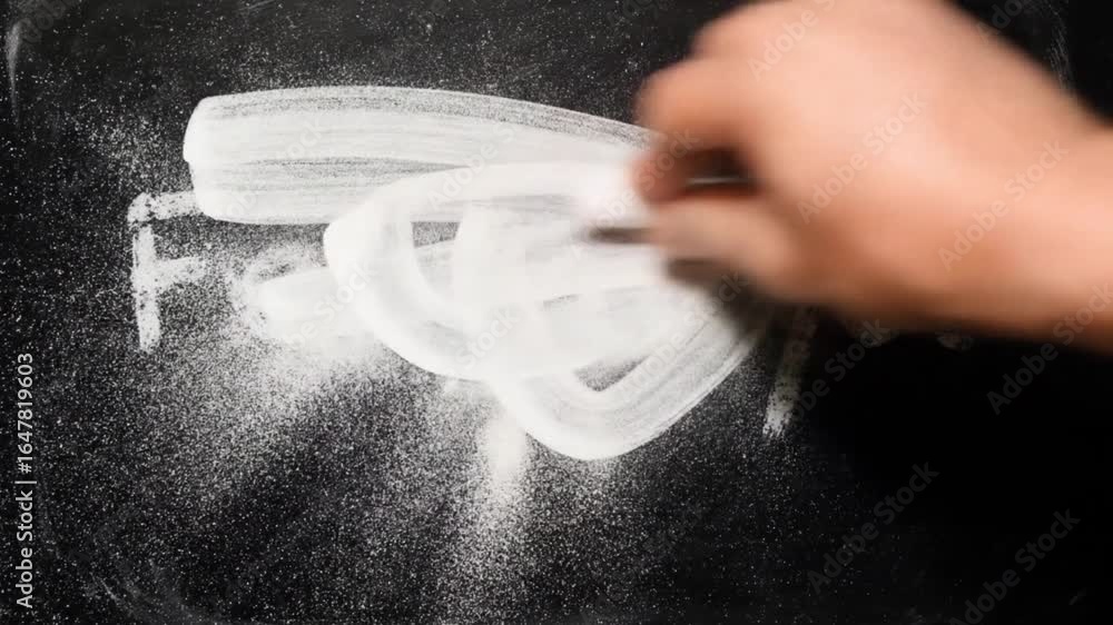 Fentanyl Chalk Writing - Fentanyl English Word on Blackboard Stock ...