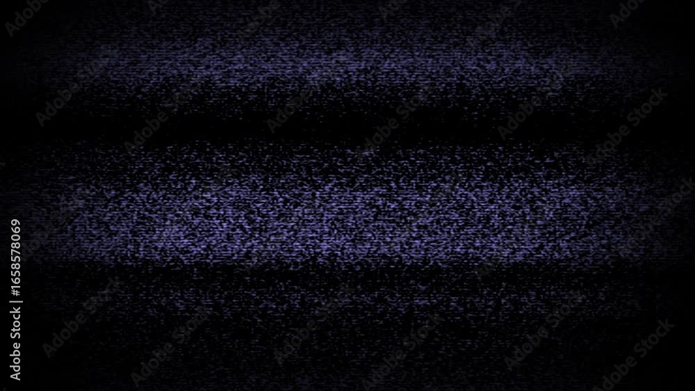 Seamless CRT VHS Static Overlay with Intentional Distorted Signal ...