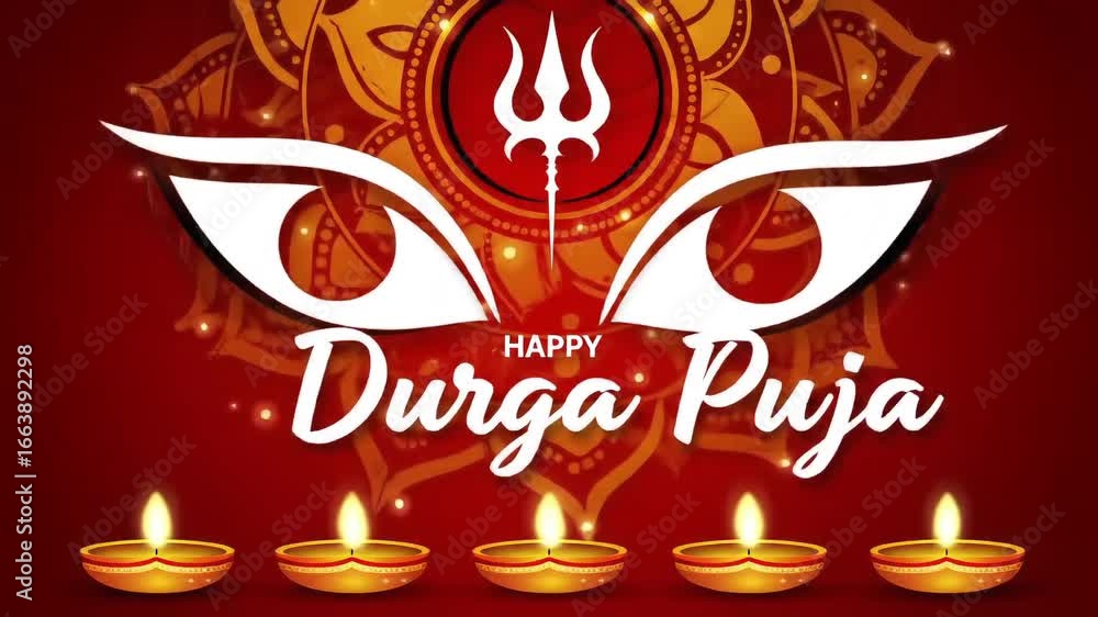 Vibrant vector illustration for the auspicious Shardiya Navratri ...