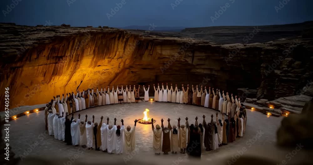 Mars settlement graduation ceremony with first generation of planetary ...