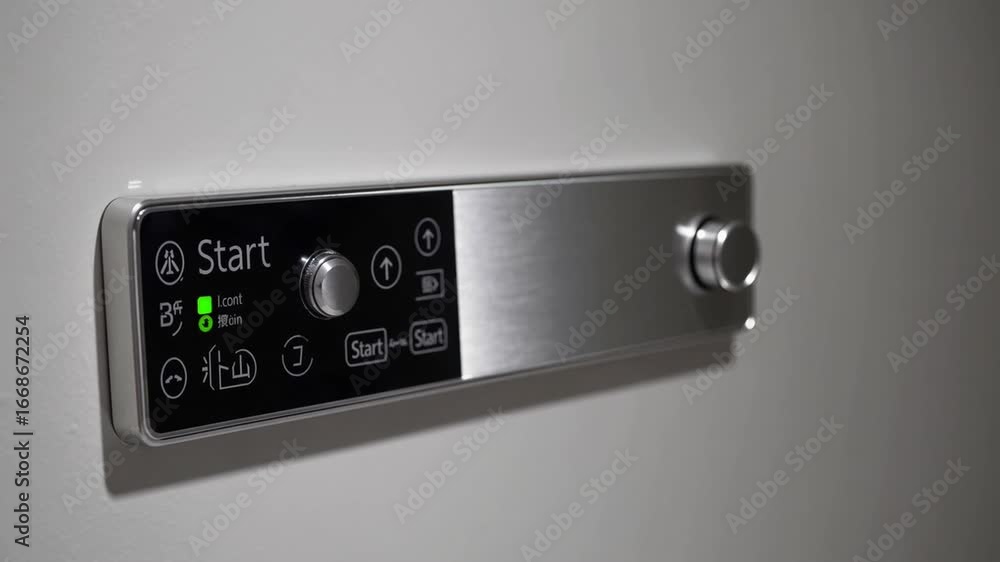 Video „Silver Control Panel with Multiple Buttons for Modern Japanese ...