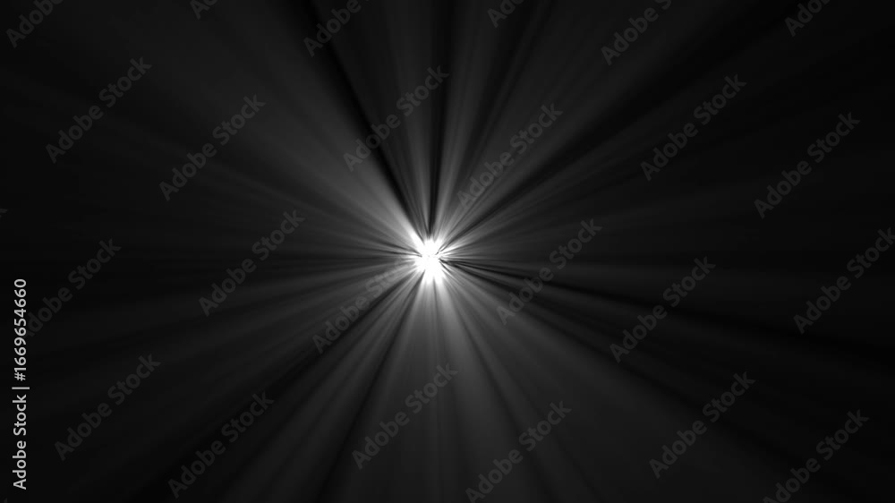Shining star and light rays motion graphics on black screen, Overlays ...