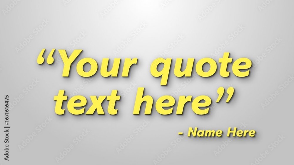 Quote Saying Recap Triple Text Screen Intro Stock Template | Adobe Stock