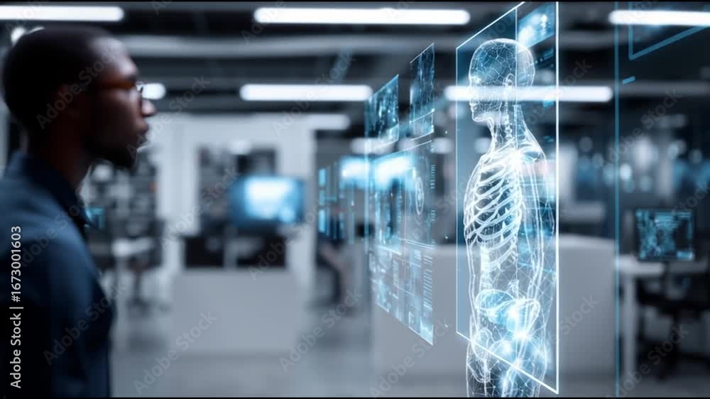 Vidéo Stock Agentic AI autonomous innovation. AI agent innovation ...