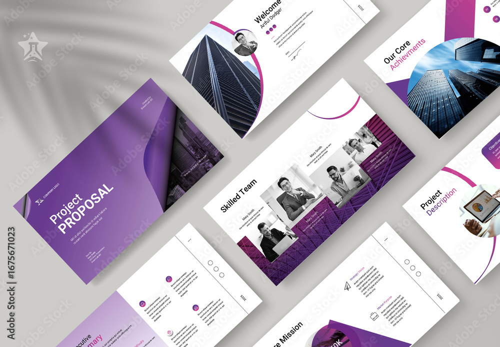 Project Proposal Presentation Stock Template | Adobe Stock