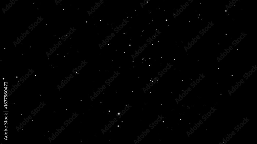 Snow Falling Black Screen. Snowfall Particle Animation 4k. Snowing ...