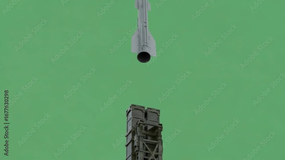 Missile Launch Canister Vertical Launch Green Screen - A long-range ...