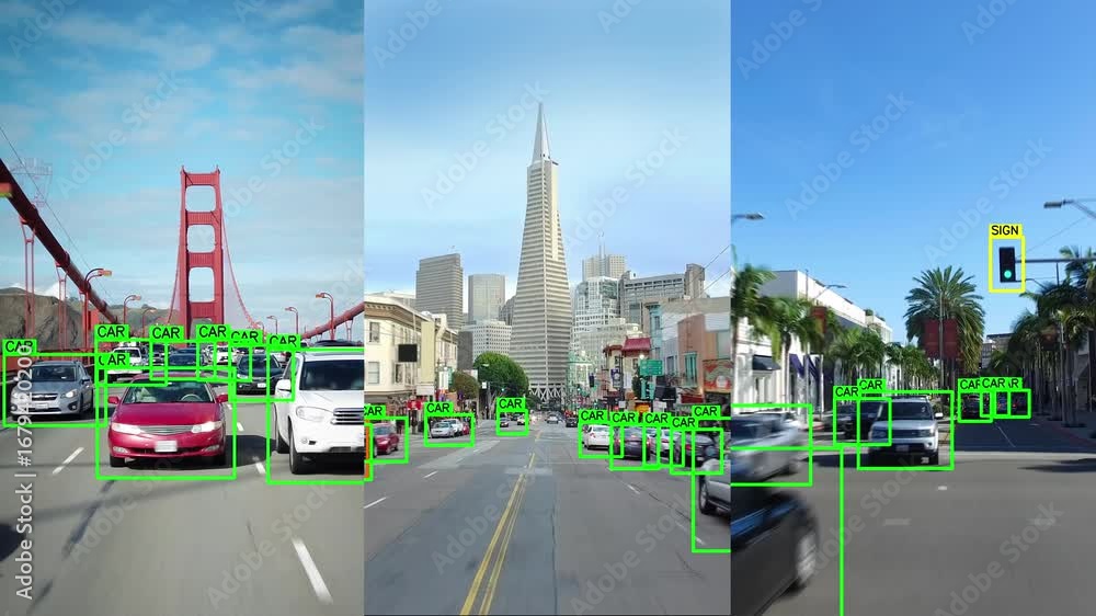 Autonomous Cars Detected By AI Recognition Systems On City Streets ...