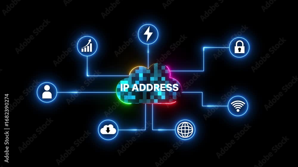 Neon Cloud Computing Ecosystem Secured Connectivity And Data 7138