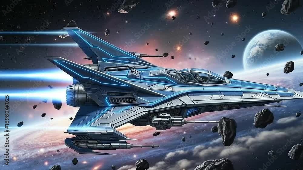 Epic side-scrolling space journey: a completely unique futuristic ...