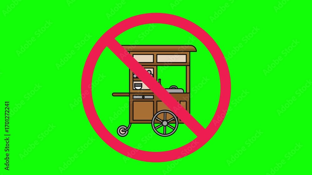 Sellers are prohibited from selling in this area, forbidden selling ...
