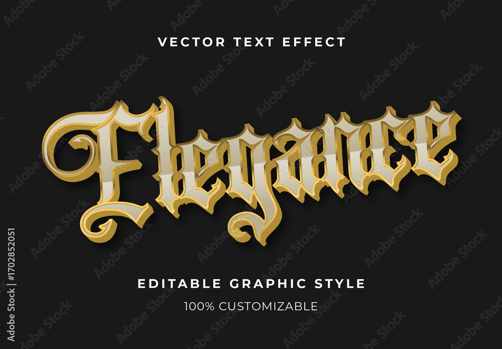 Beige And Gold Victorian Gilded Glass Shopfront Text Effect Elegant ...